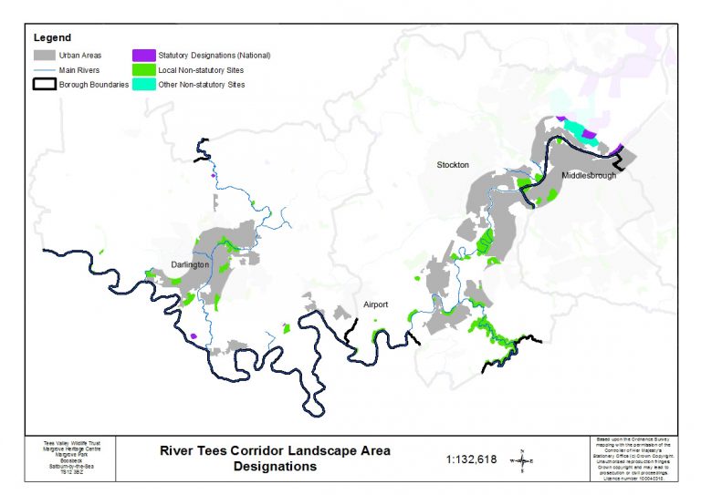 Landscape Areas Maps & Descriptions – designations | Tees Valley Nature ...